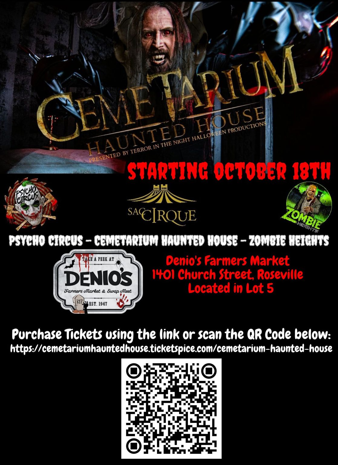 Cemetarium Haunted House - Denios Market